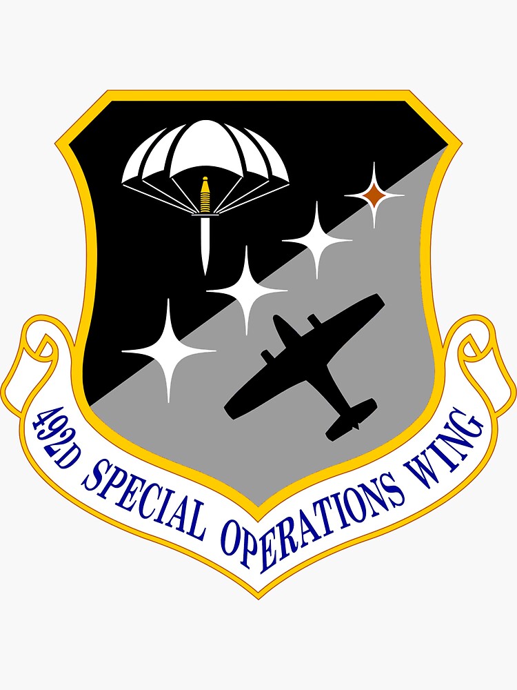 "492nd Special Operations Wing (United States Air Force)" Sticker for ...