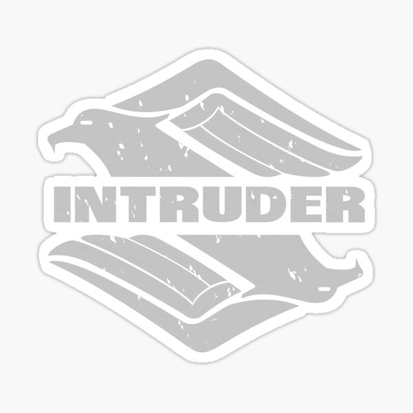 "Intruder logo 3-2 vintage 2" Sticker for Sale by Intruder-Motor ...