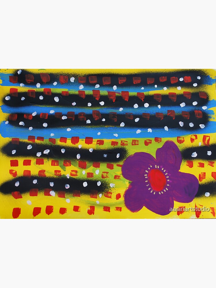 "Purple flo" Sticker for Sale by aasiriartstudio | Redbubble