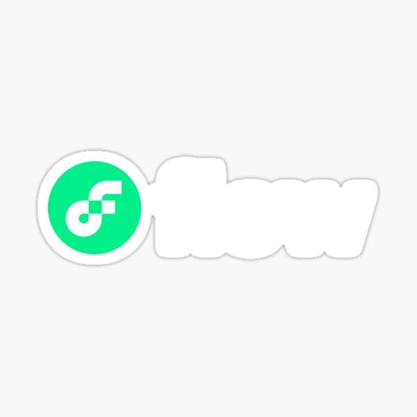 "Flow FLOW Crypto Altcoin - Clean Horizontal Light Green Logo with Text ...