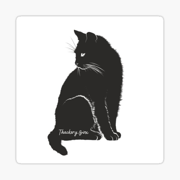 "Thackery Binx - Hocus Pocus print " Sticker for Sale by georgiaevee ...