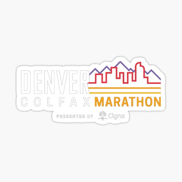 "Denver Marathon" Sticker for Sale by togoisback | Redbubble