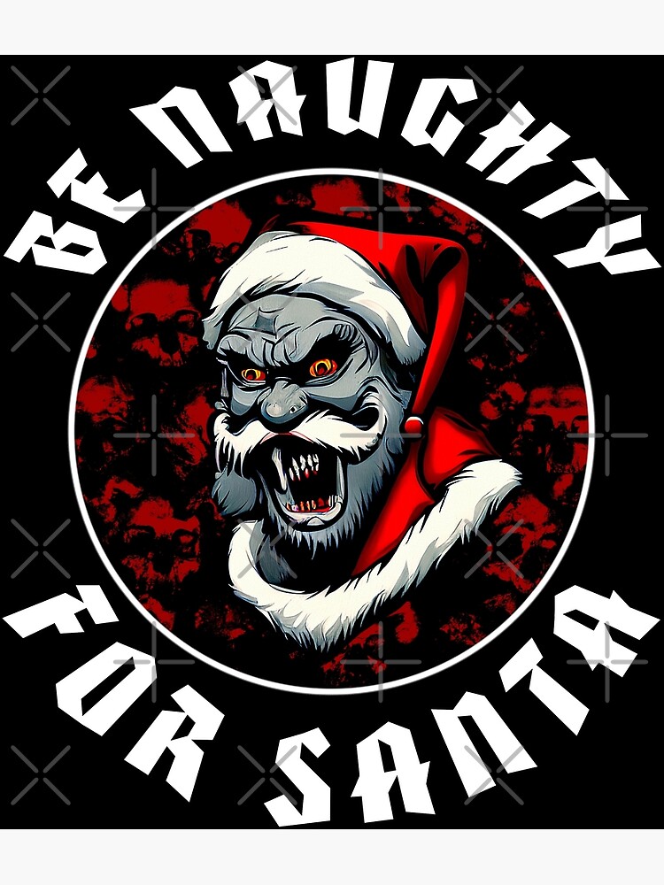 Póster «Evil Santa - Creepy Santa Claus para Creepmas y Gothmas» de ...