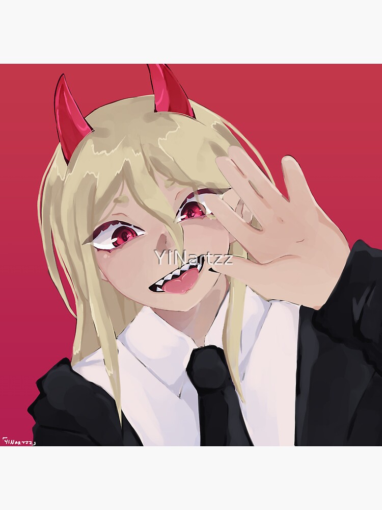 "Power Blood Devil Chainsaw Man CSM" Art Print for Sale by YINartzz ...