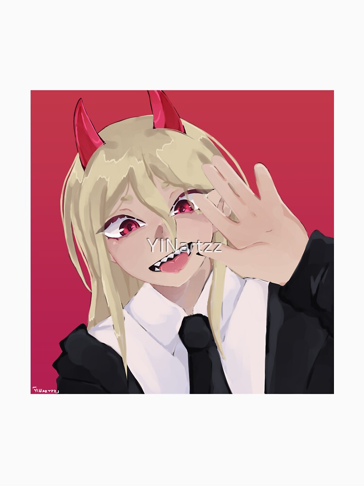 "Power Blood Devil Chainsaw Man CSM" T-shirt for Sale by YINartzz ...