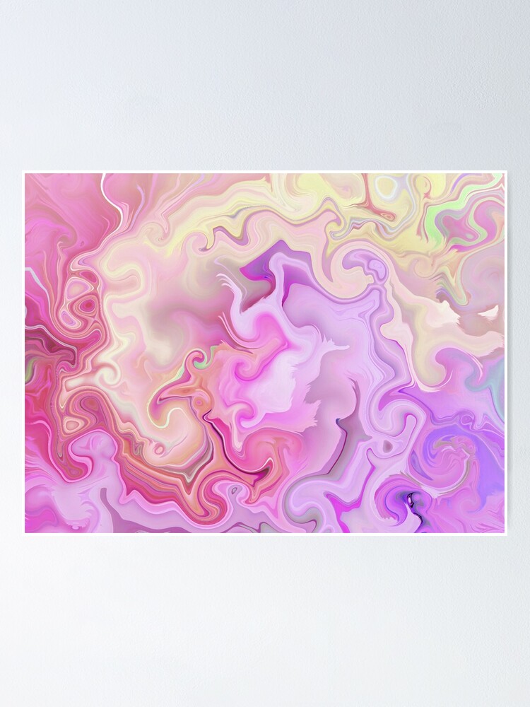 "Gen Alpha Pastel Y2K Colors Abstract Sweet Dreams of a Unicorn or ...