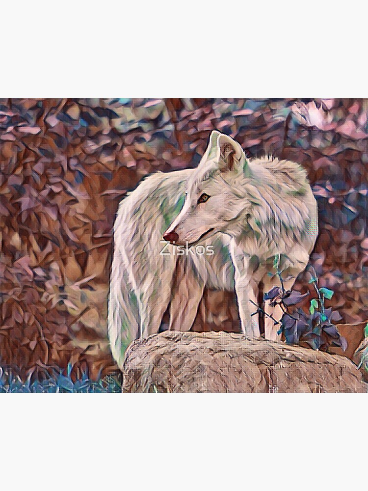 "WoLF ArT." Sticker for Sale by Ziskos | Redbubble
