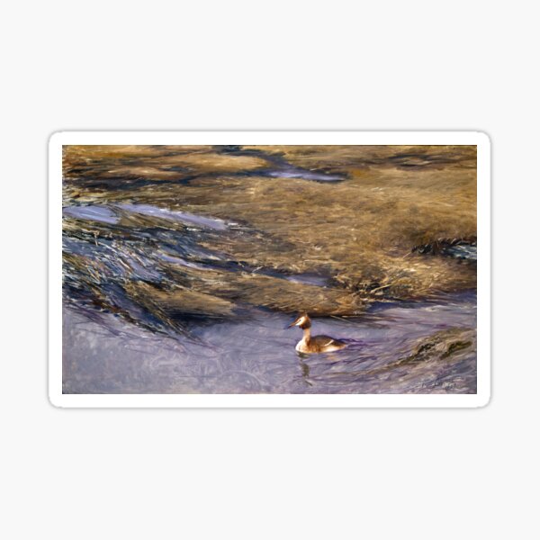 "Grebe" Sticker for Sale by rimmatv | Redbubble