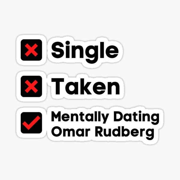 "Omar Rudberg - Relationship" Sticker for Sale by Ribeirons | Redbubble