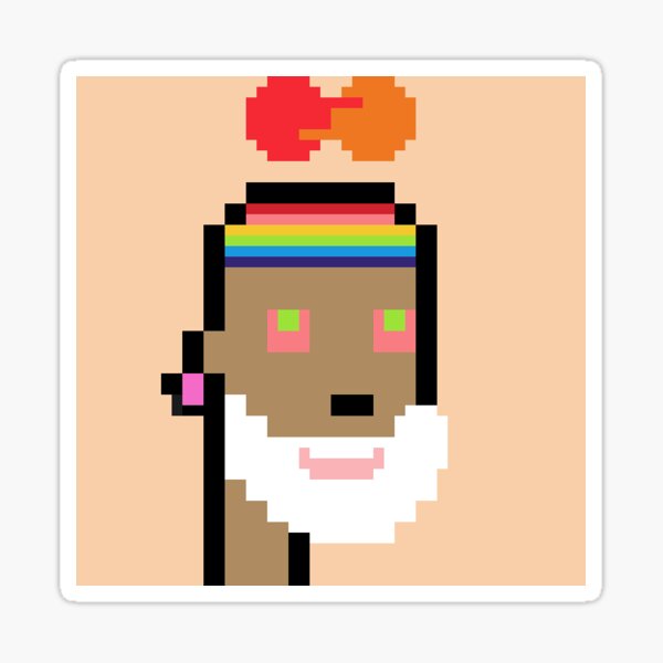 "Crypto punk Nft" Sticker for Sale by Earth202112 | Redbubble