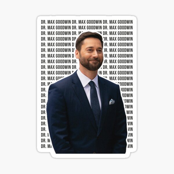 "New Amsterdam Tv Show Dr Max Goodwin Poster" Sticker for Sale by ...