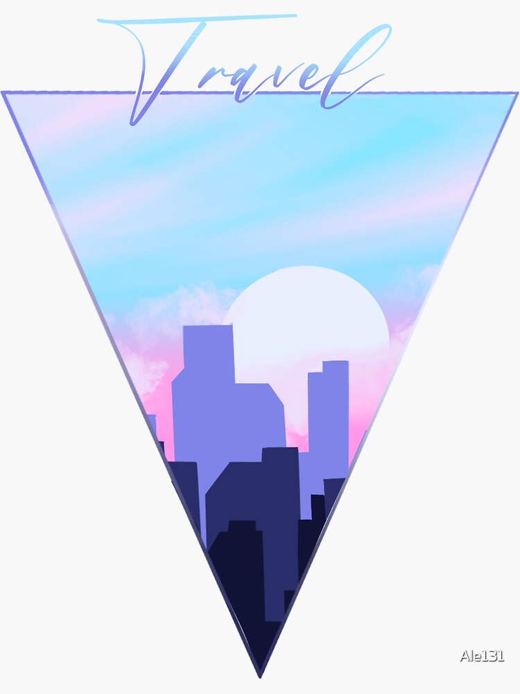 "Travel logo" Sticker for Sale by Ale131 | Redbubble