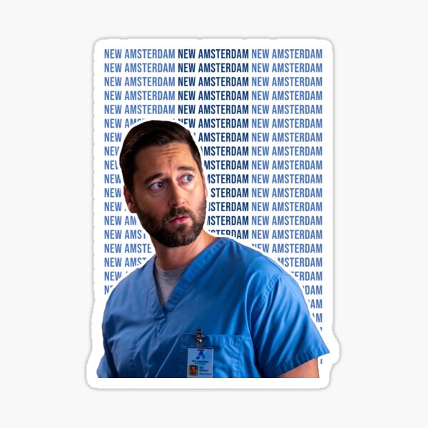 " New Amsterdam Tv Show Dr Max Goodwin Poster" Sticker for Sale by ...