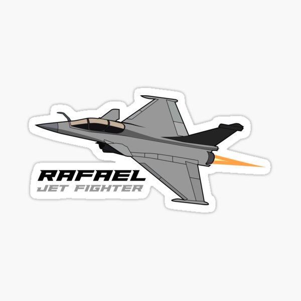 "Rafael jet fighter illustration" Sticker for Sale by wisnubayuaji ...