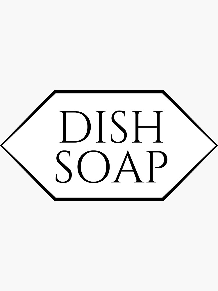 "Dish Soap Label - Simple Esthetic Pantry Organization Labels - Larder ...