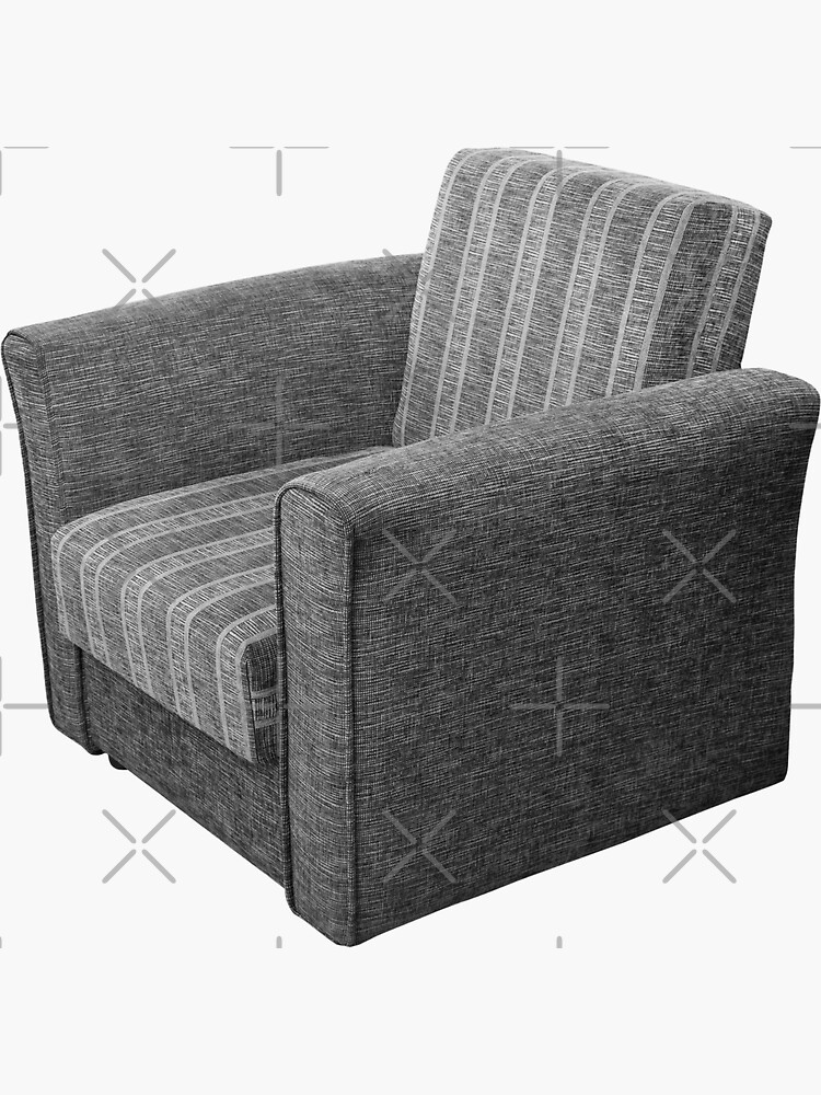 "Vintage sofa couch isolated " Sticker for Sale by gmstockstudio ...