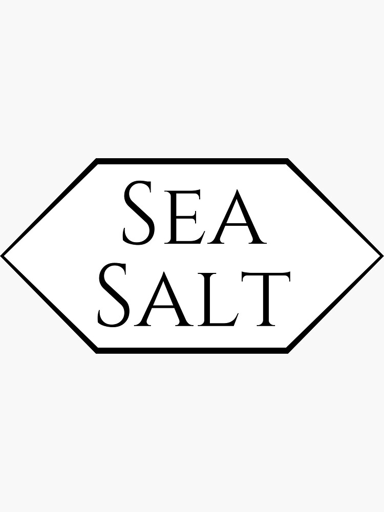 Pegatina «Etiqueta de sal marina - Etiquetas de organización de ...