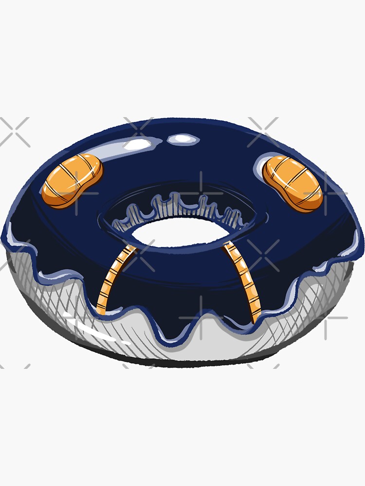 "Bucciarati blueberry and caramel donut - JJBA" Sticker for Sale by ...