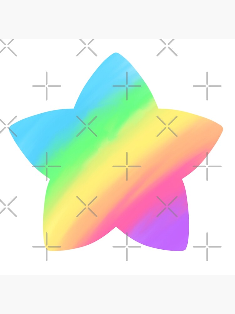 "Pastel Rainbow Star " Poster for Sale by JMDesignHouse | Redbubble