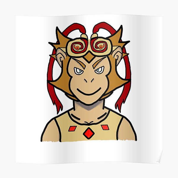 "Sun Wukong" Poster for Sale by OniTavern | Redbubble
