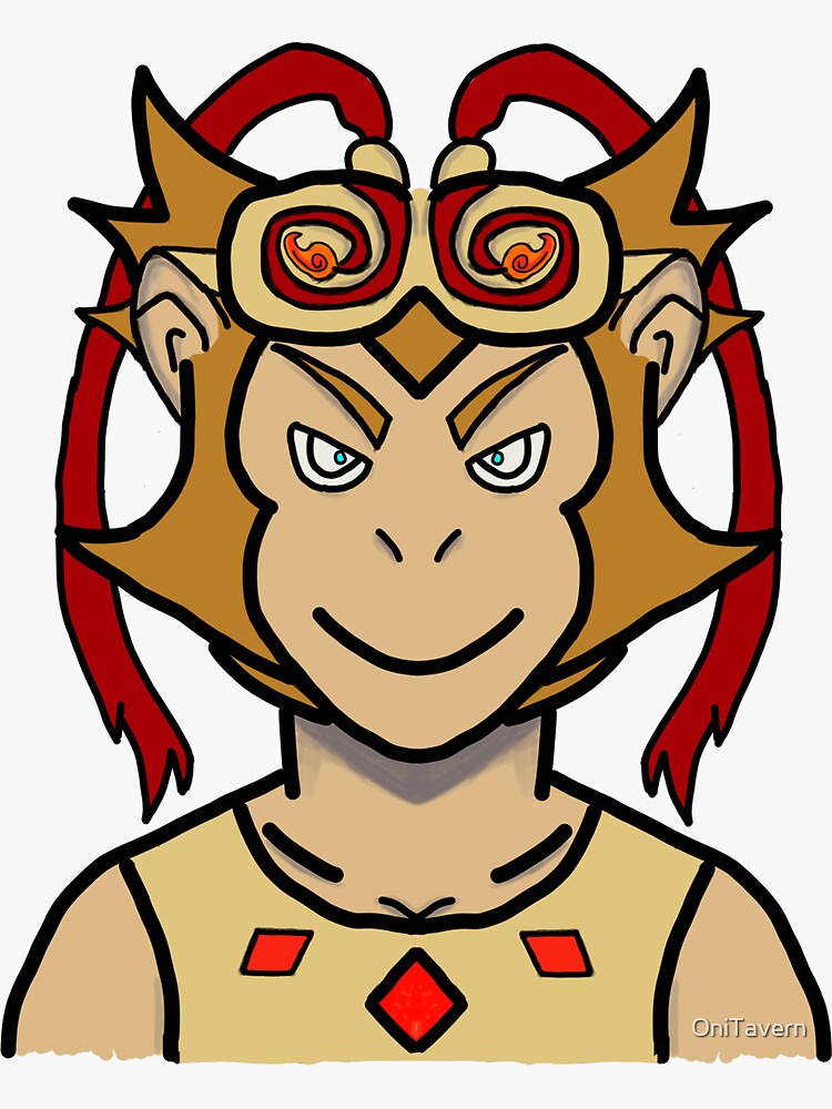 "Sun Wukong" Sticker for Sale by OniTavern | Redbubble
