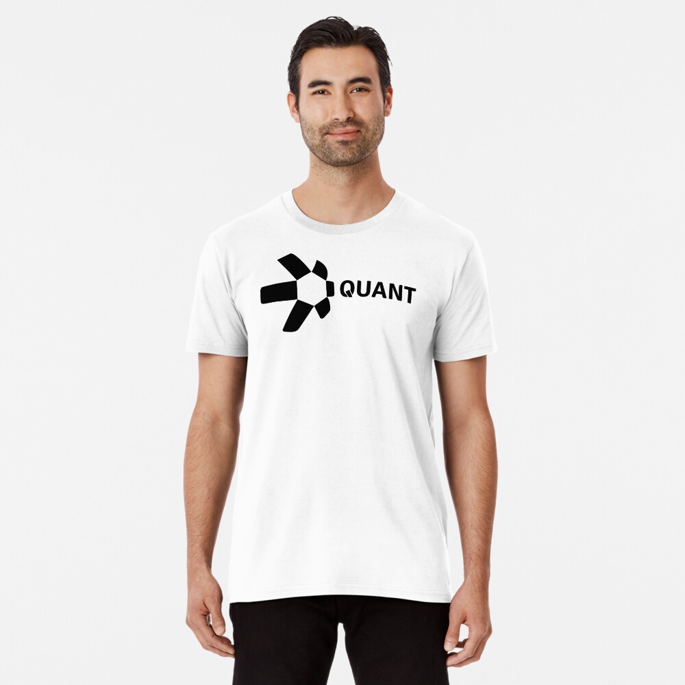 "Quant QNT Crypto Altcoin - Clean Horizontal Black Logo with Text Logo ...