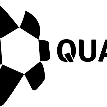"Quant QNT Crypto Altcoin - Clean Horizontal Black Logo with Text Logo ...