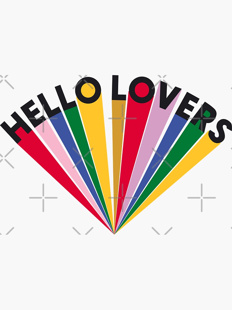 "Hello lovers Niall Horan" Sticker for Sale by RafaTakami | Redbubble