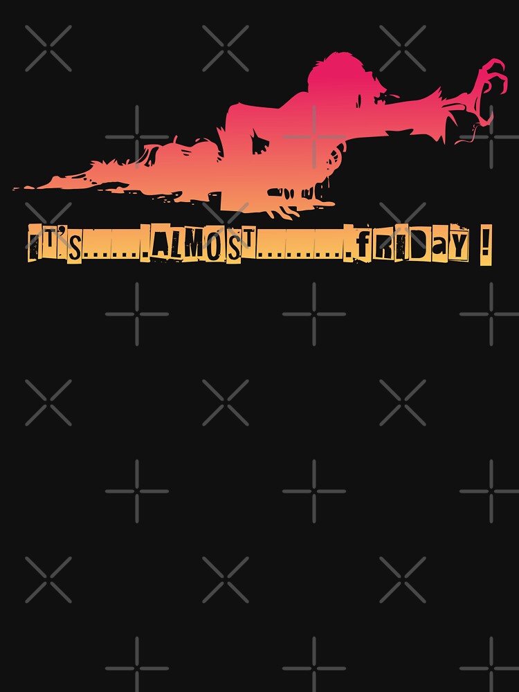 "Almost Friday - It's almost Friday Funny Zombie" T-shirt for Sale by ...