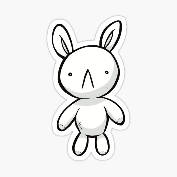 "Mieruko-chan - Lambda Rabbit - Full body" Sticker for Sale by K-Nate ...