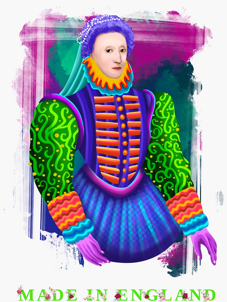 "Queen Elizabeth the First" Sticker for Sale by taiwoabbey147 | Redbubble