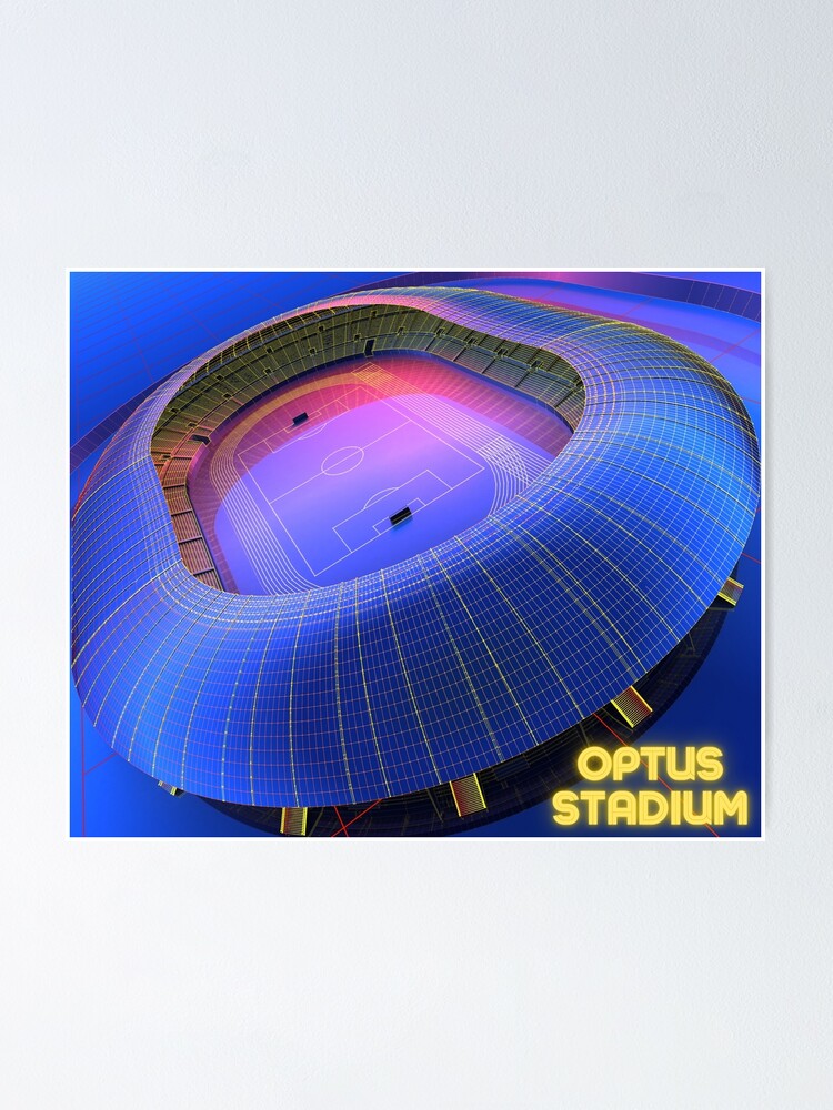 "Optus Stadium" Poster for Sale by Megashop83 | Redbubble