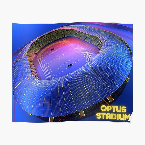 "Optus Stadium" Poster for Sale by Megashop83 | Redbubble
