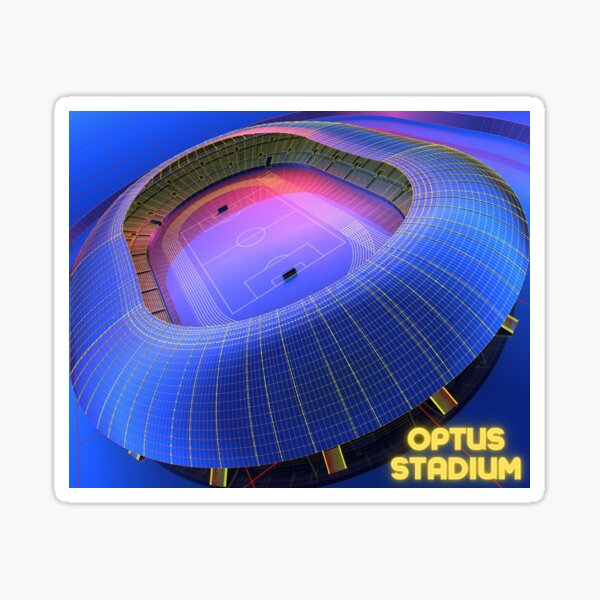 "Optus Stadium" Sticker for Sale by Megashop83 | Redbubble