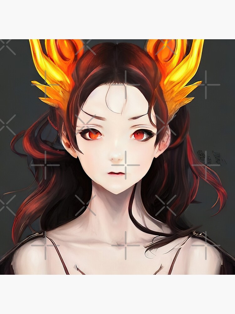 "Fire Dragon Princess" Poster for Sale by marunoens01 | Redbubble