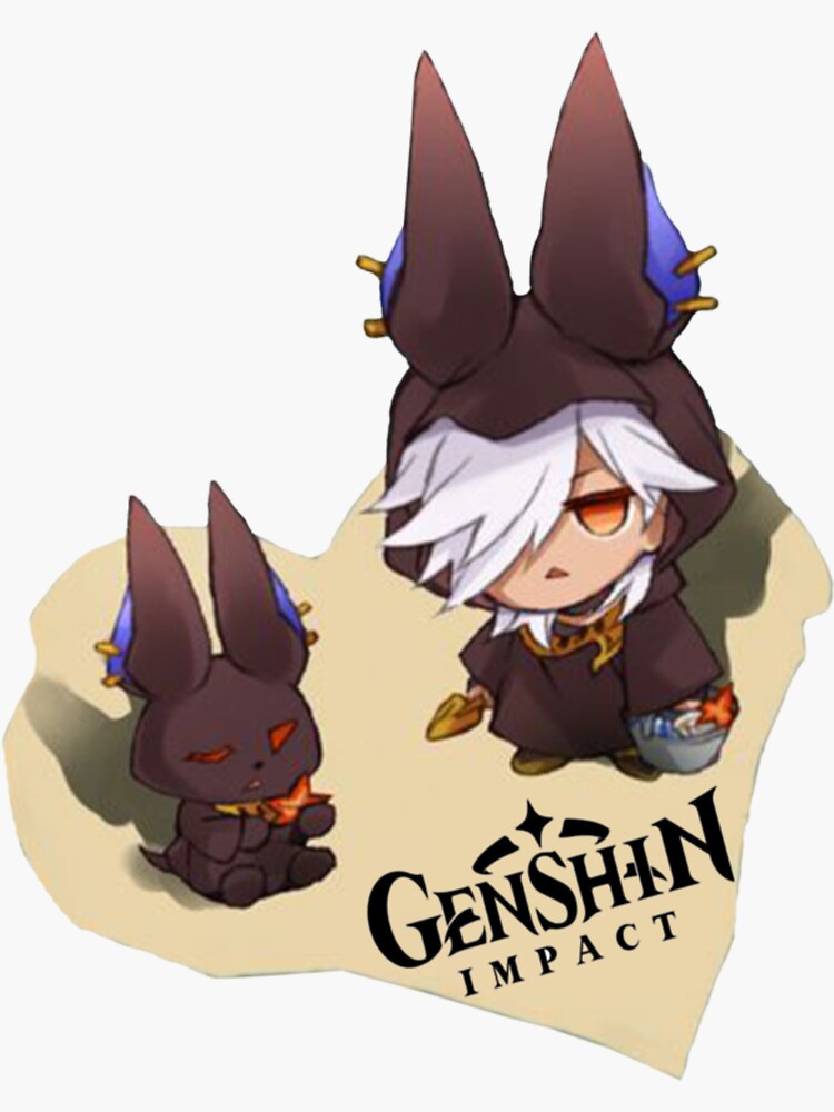 "Cute Chibi Cyno " Sticker for Sale by SHOPSEKIHOUY | Redbubble