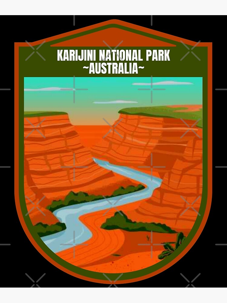 "Karijini National Parks" Poster for Sale by retrotravelart | Redbubble