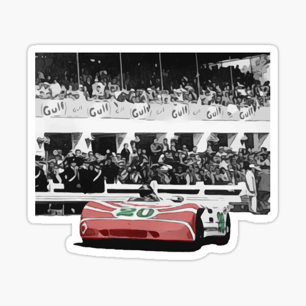 "1970 Targa Florio: 908 Ace of Hearts" Sticker for Sale by Flagg90 ...