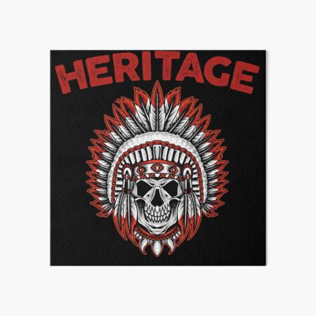 "Native america heritage month. Unique Design. Warchief Skull with ...