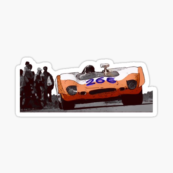 "1969 Targa Florio: 908 Race Car" Sticker for Sale by Flagg90 | Redbubble