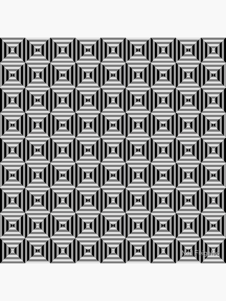 "Box Within Box Pattern no. 23" Sticker for Sale by NeilFeigeles ...