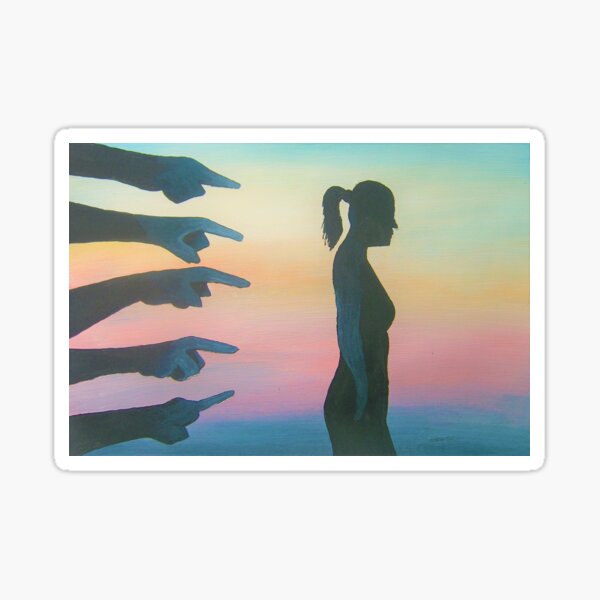 "Rejection" Sticker for Sale by P-LeSommer | Redbubble