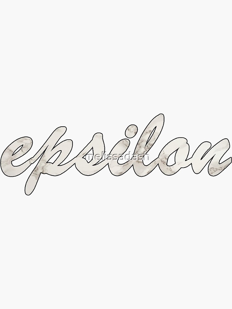 ""epsilon" Light Marble " Sticker for Sale by melissadash | Redbubble