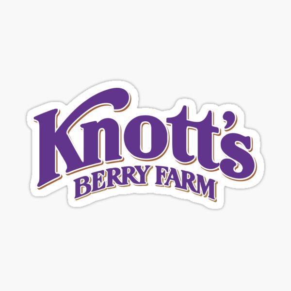 "Awesome Knott S Berry Farm" Sticker for Sale by Kagretaa | Redbubble