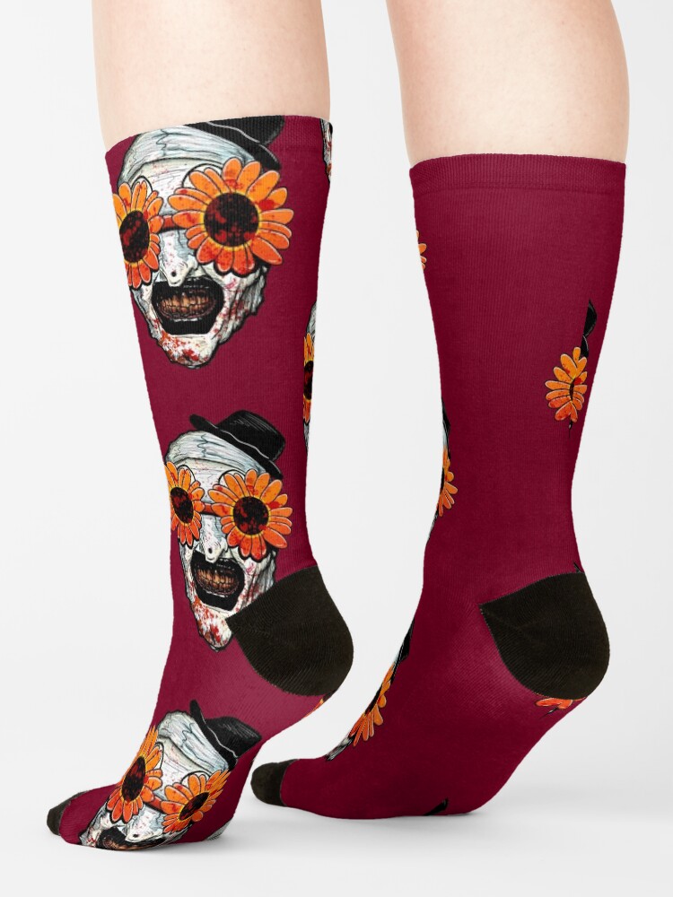 "Art The Clown Terrifier 2 Sunflower Sunglasses" Socks for Sale by ...