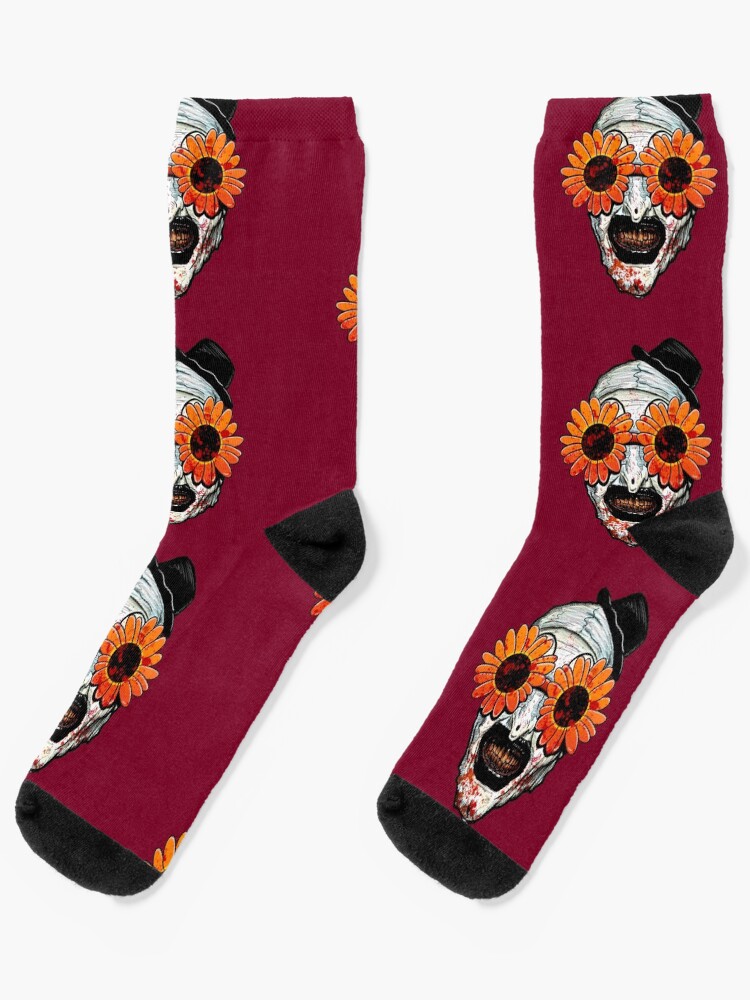 "Art The Clown Terrifier 2 Sunflower Sunglasses" Socks for Sale by ...