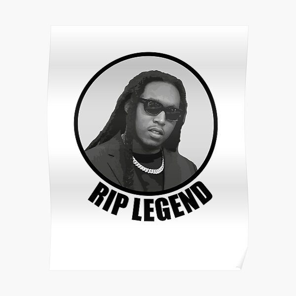 "RIP TakeOff " Poster for Sale by SINANSHOP | Redbubble