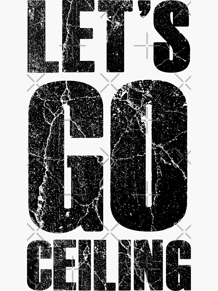 "Let's Go Ceiling - Ceiling Fan Halloween Costume T-shirt" Sticker for ...