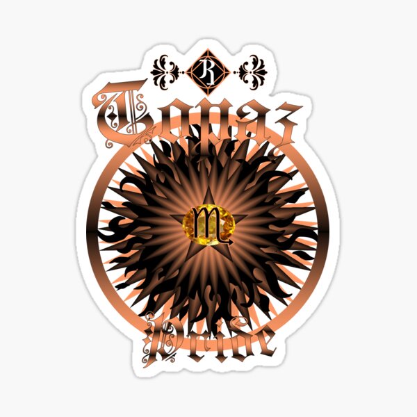 "Topaz Pride" Sticker for Sale by JRGemstones | Redbubble