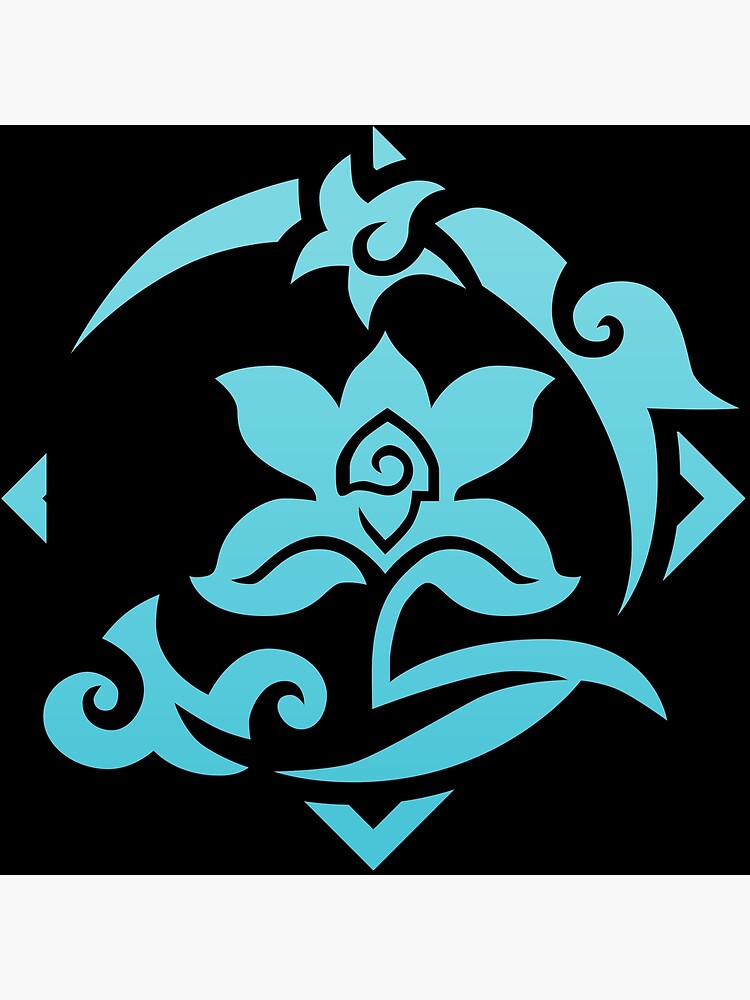 "Yelan logo - Genshin Impact" Photographic Print for Sale by damomonkey ...